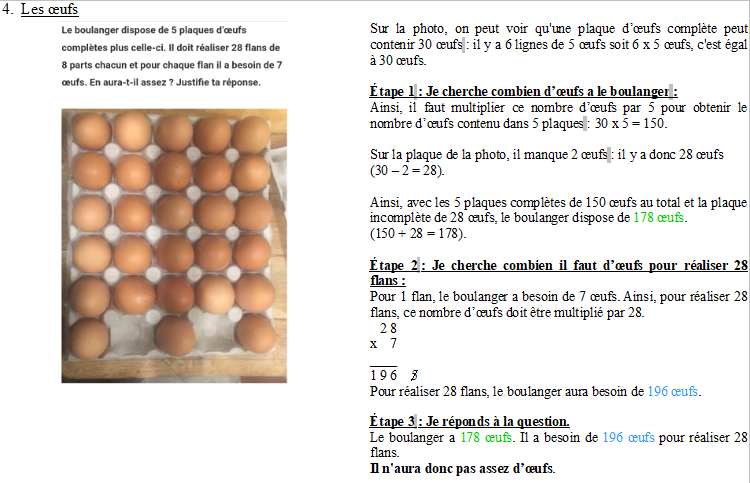 Problèmes en images - Ecole élémentaire Condorcet