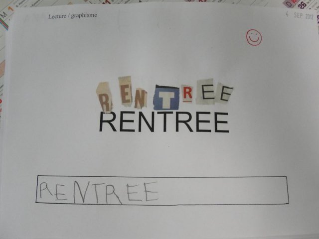 Les premières activités de l'année - Les écoles maternelle et ...