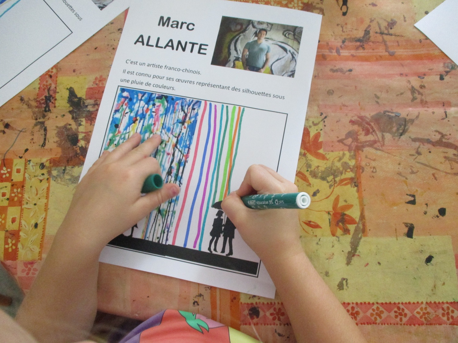 Les ateliers à la manière de Marc Allante - Ecole "La Gâtinelle" La ...