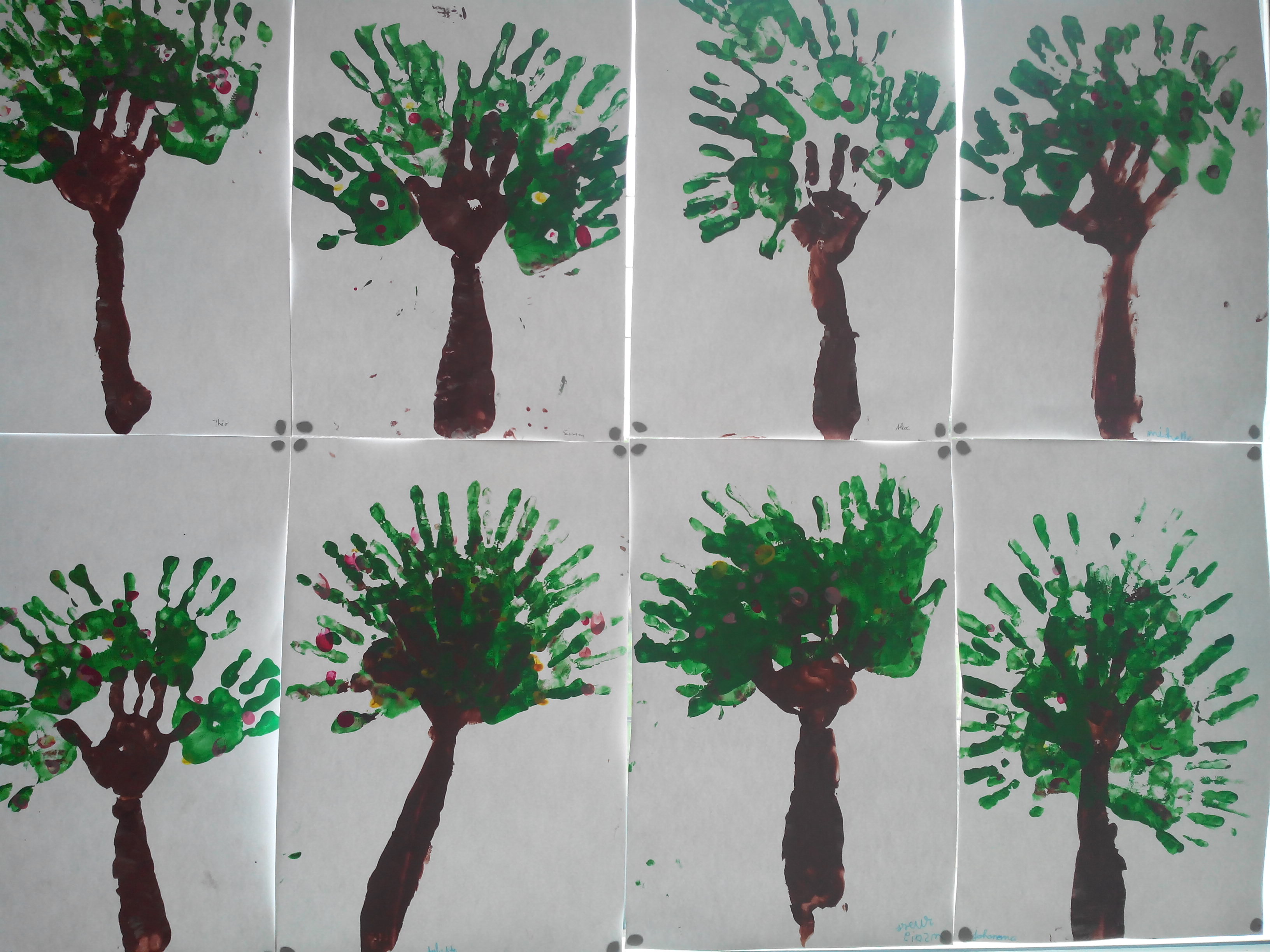 Arts visuels autour du printemps - Ecole primaire publique "La Sablière"