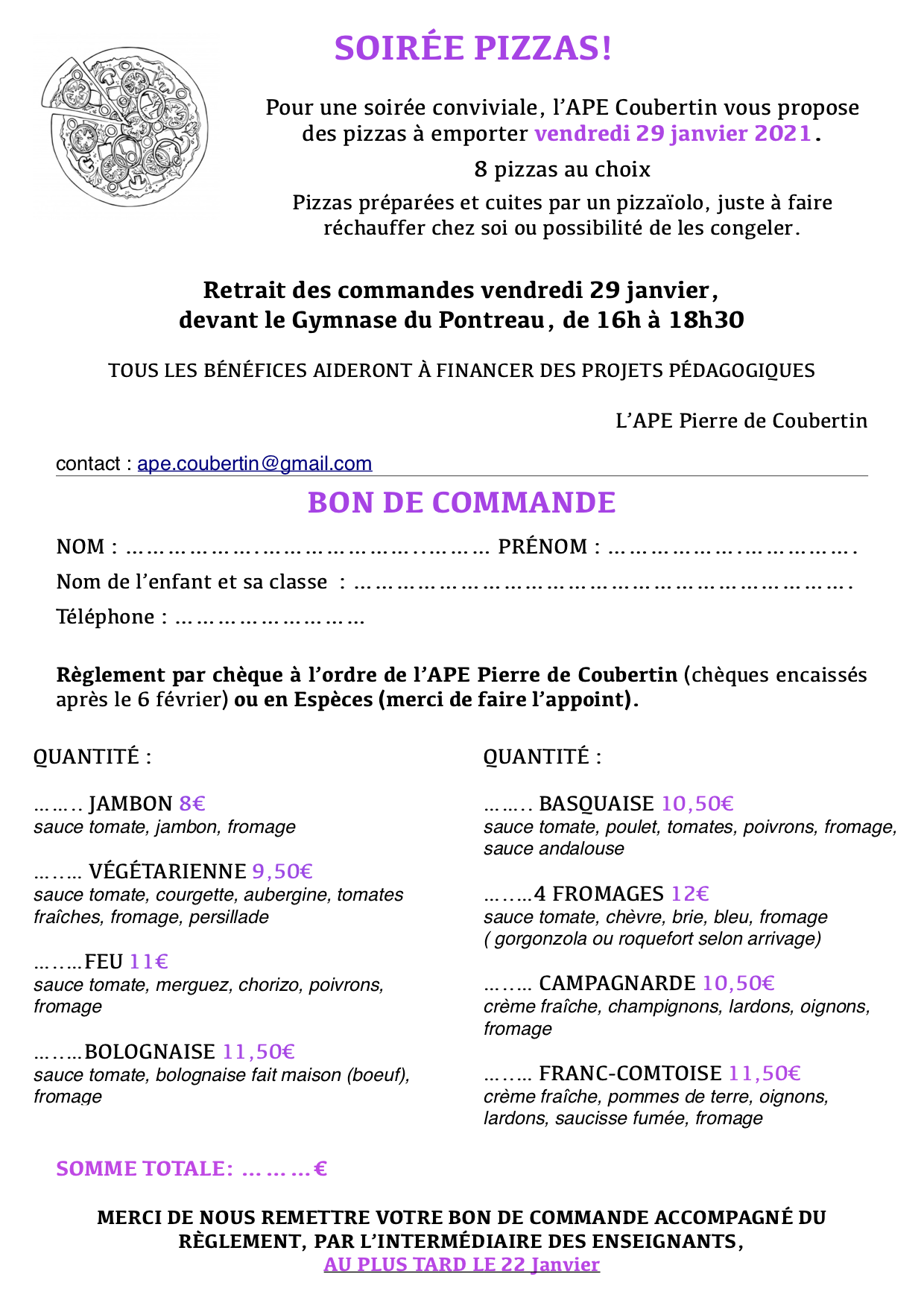 Opération "Pizza à emporter" et "Tous au potager !" - Ecole élémentaire Pierre de Coubertin - Niort