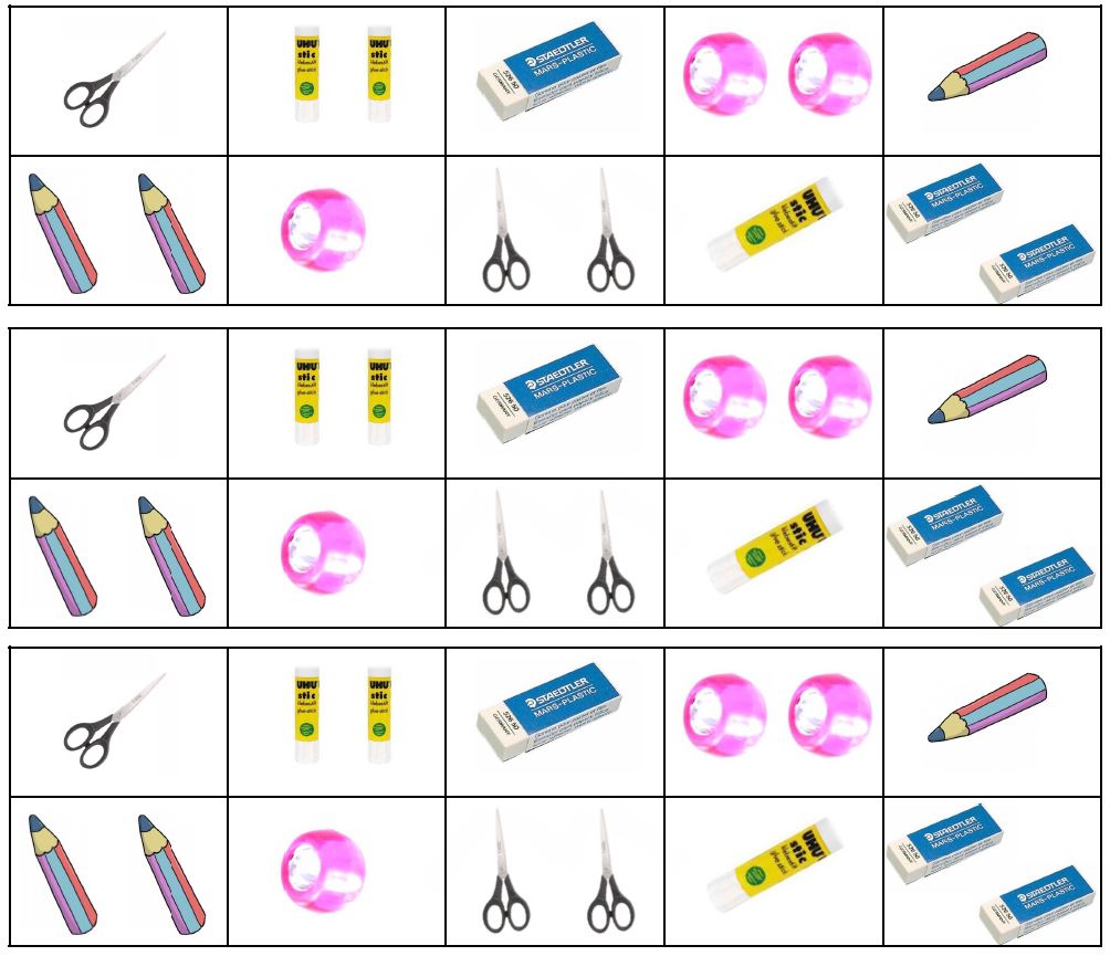 Mathématiques : Classer les objets selon la quantité d'objets ...